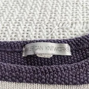 American Knitworks | Sweaters | Vtg 9s Womens Large Striped Knit ...
